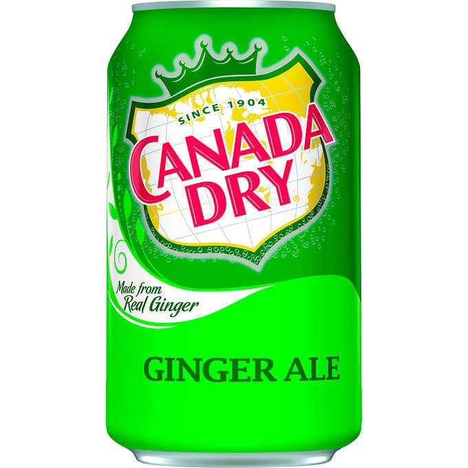 Refresco sabor a Jengibre, Canada Dry Ginger Ale, , 12 fl oz, Caja de ...